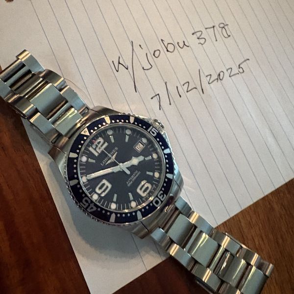 [WTS] Longines Hydroconquest 39mm Automatic - Blue Full Kit ...