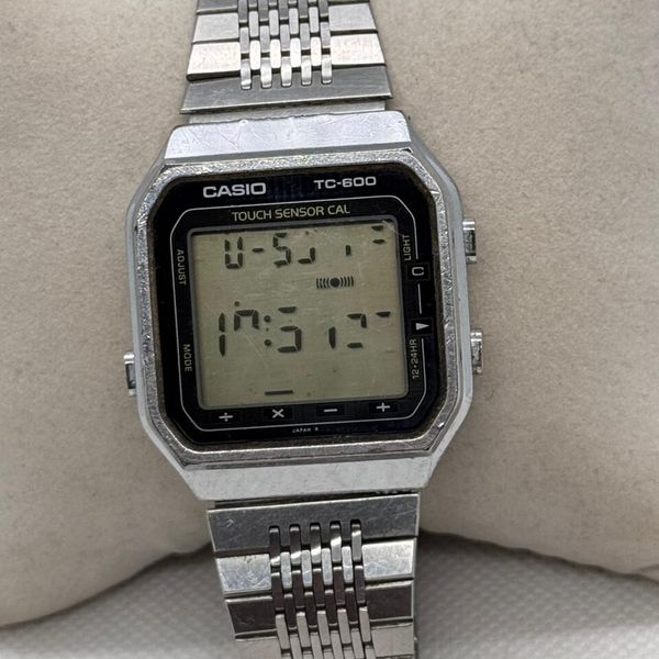 Casio TC-600 Vintage Watch Module. 119 Touch Sensor Calculator Japan ...
