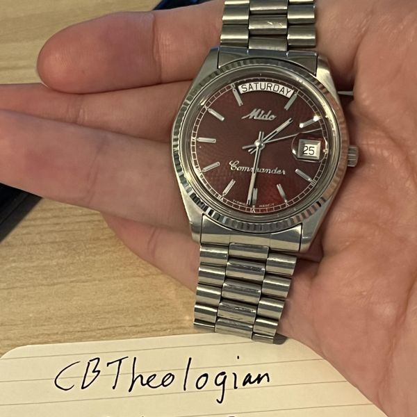 [WTS] Mido Commander President, ETA movement Swiss made Rolex day date ...