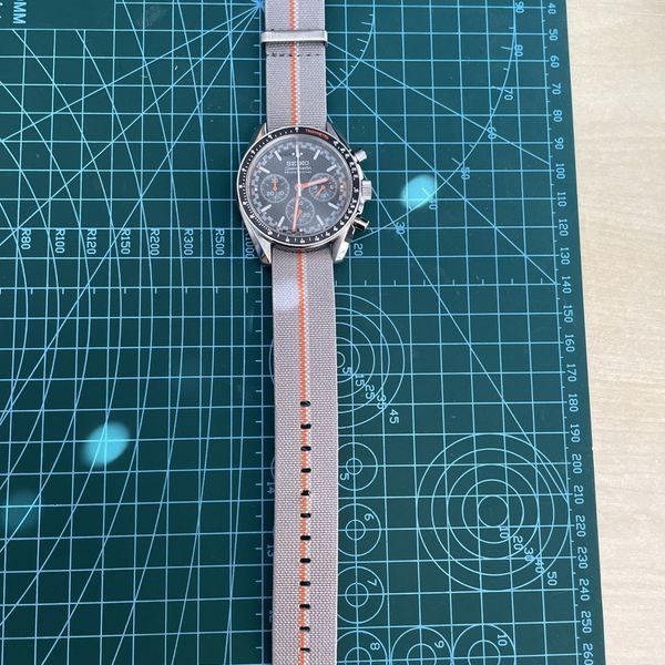 Seiko Mod Watch Speed Master Chronograph Watch VK63 40mm Stainless ...