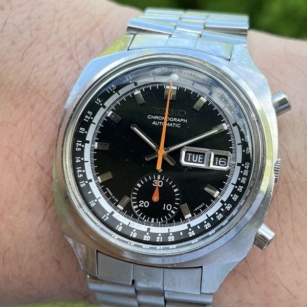 Vintage Seiko Chronograph Ref. 6139-6020 Pulsation Dial 40mm Steel Case | WatchCharts Marketplace