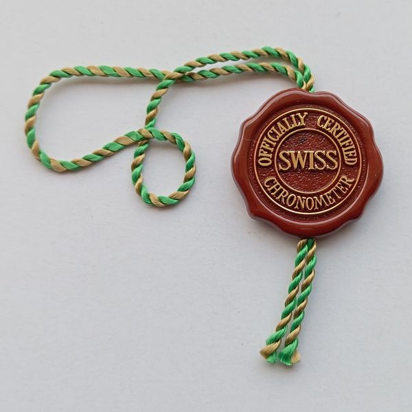 ROLEX Wax Hang Tag COSC - Years 1988 / 2000 | WatchCharts Marketplace