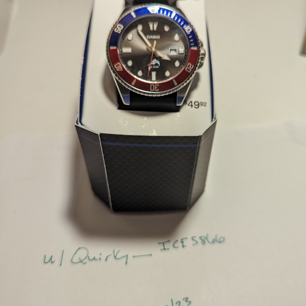 [WTS] Casio Duro Pepsi new | WatchCharts Marketplace