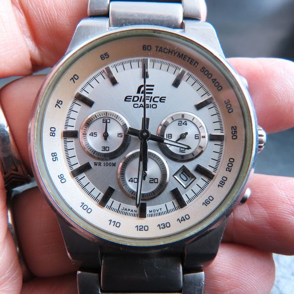 EF-500 Casio Edifice Chronograph Quartz Men Watch | WatchCharts Marketplace