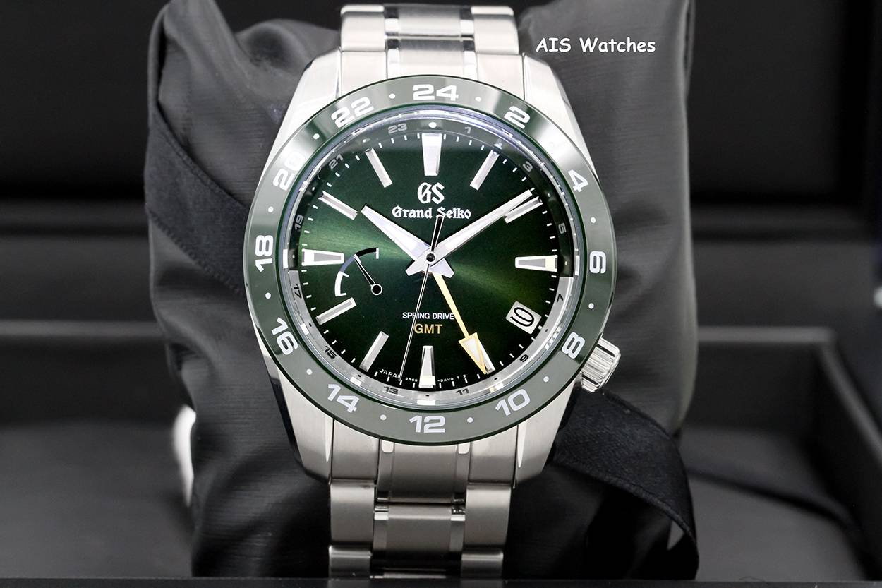FSOT: Grand Seiko SBGE257 Sports Spring Drive GMT Green Dial / Bezel 40 ...