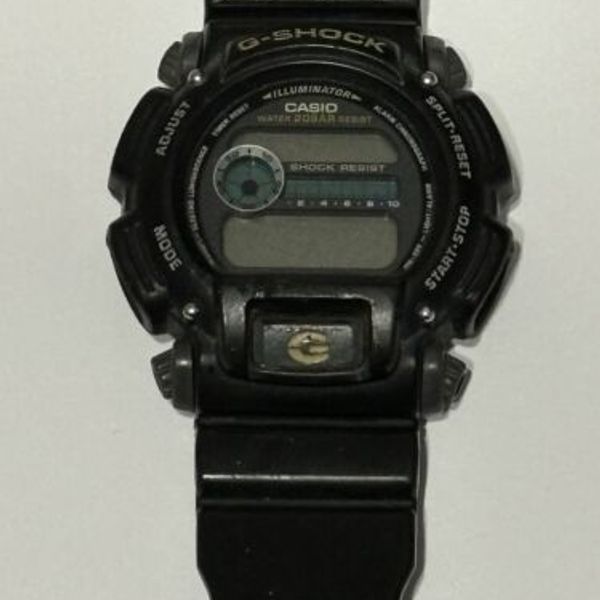 Casio G-Shock Digital Watch Men Black 200M 3232 DW-9052 Backlight ...
