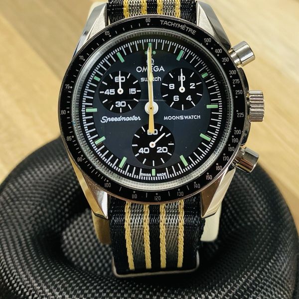 Moonswatch Metal Case Mod - Omega X Swatch | WatchCharts Marketplace