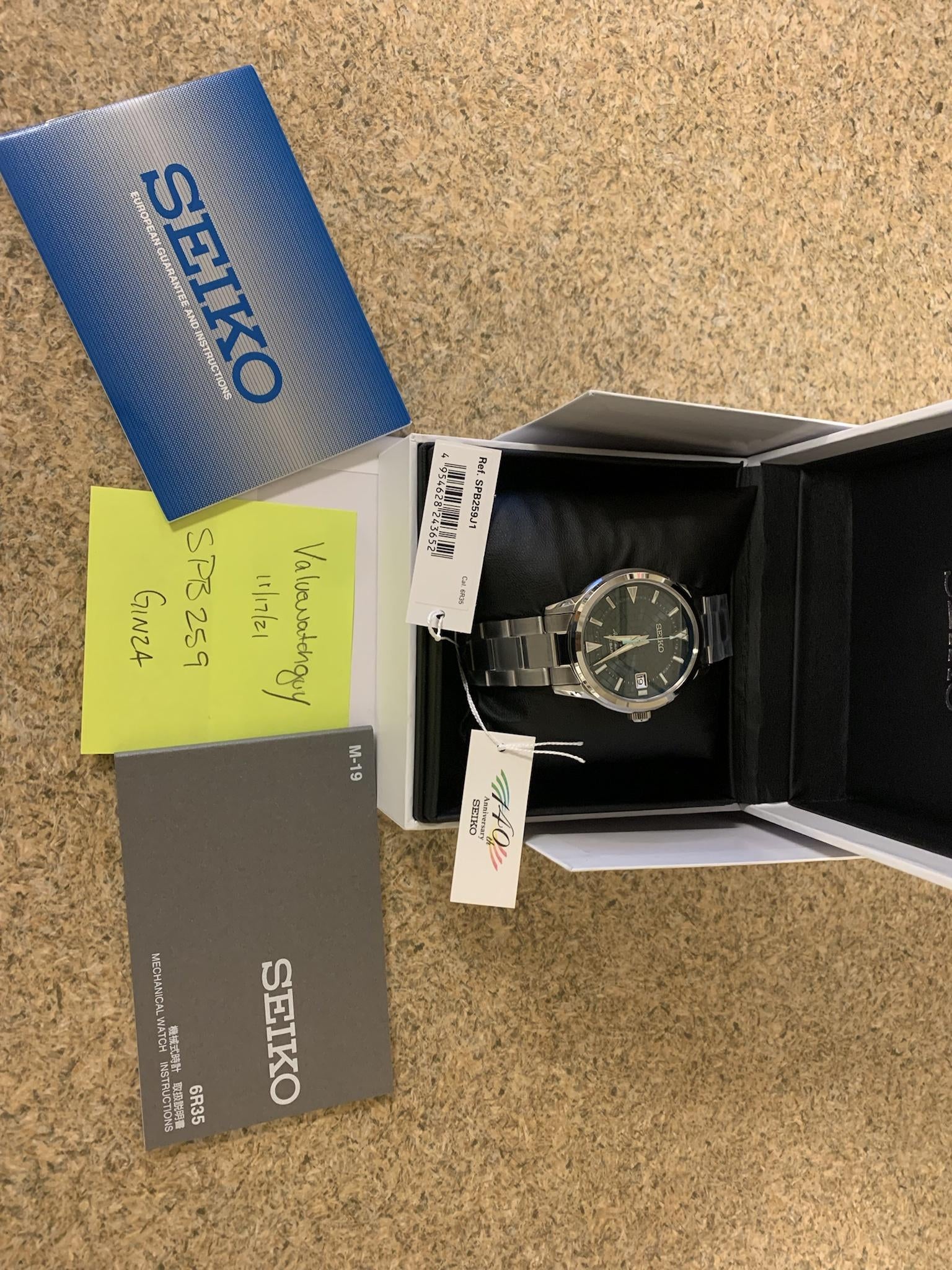 [WTS] Seiko Prospex SPB259 140th Anniversary Ginza Alpinist Limited ...