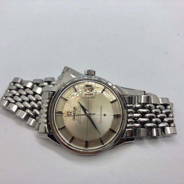 Vintage Omega Constellation Pie Pan 14902.62SC Date, Original Box ...