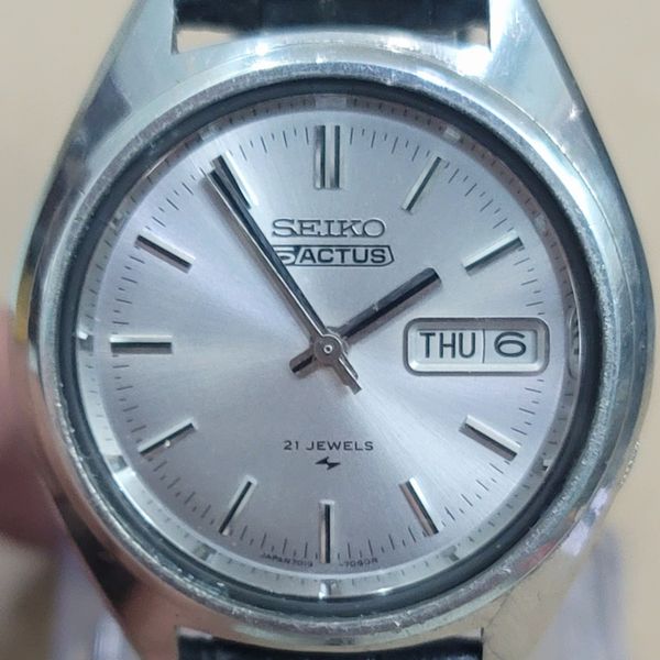 Vintage Seiko/Seiko 5 Actus 7019 21J SS Automatic Japan Mens Watch | WatchCharts Marketplace