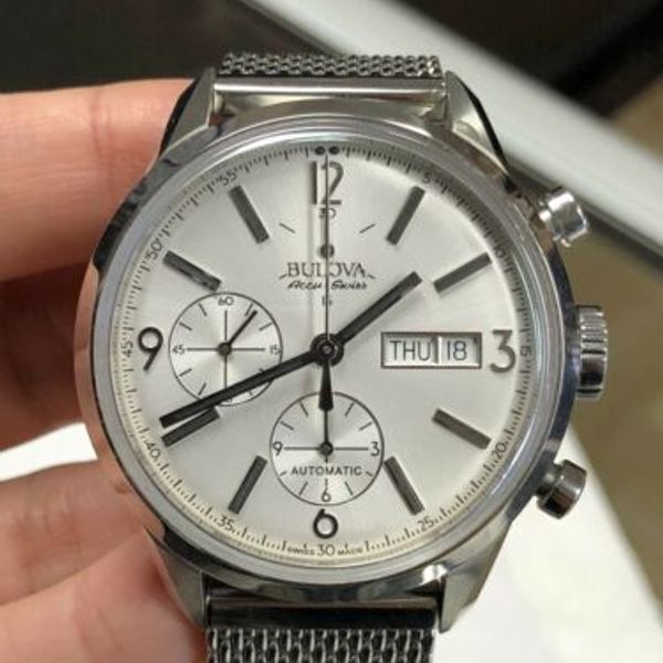 Bulova Accu-Swiss 63C116 Murren Chonograph Automatic Watch ...