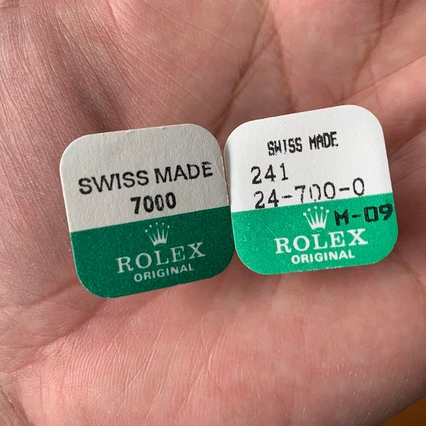 FS: NOS Rolex 24-700 twin-Lock (no dots) crown and tube for vintage Sub ...