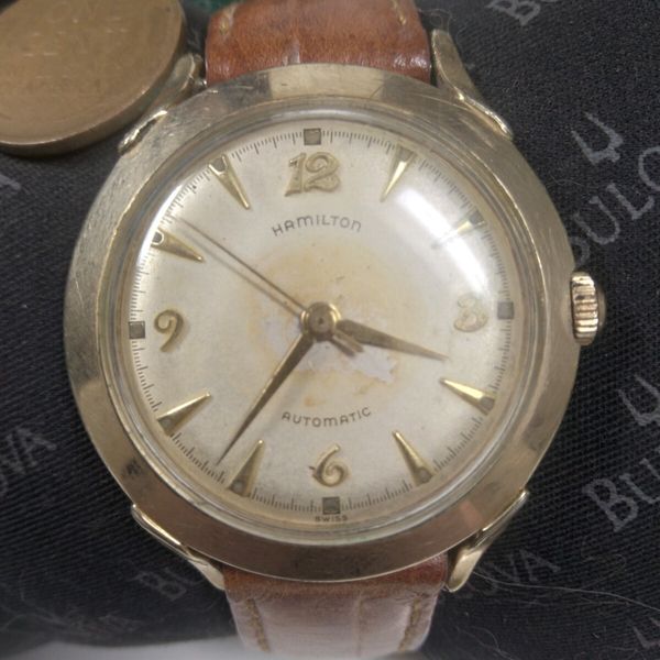 Working Vintage Hamilton 661 Men's Automatic 10k Gold Filled Wristwatch ...
