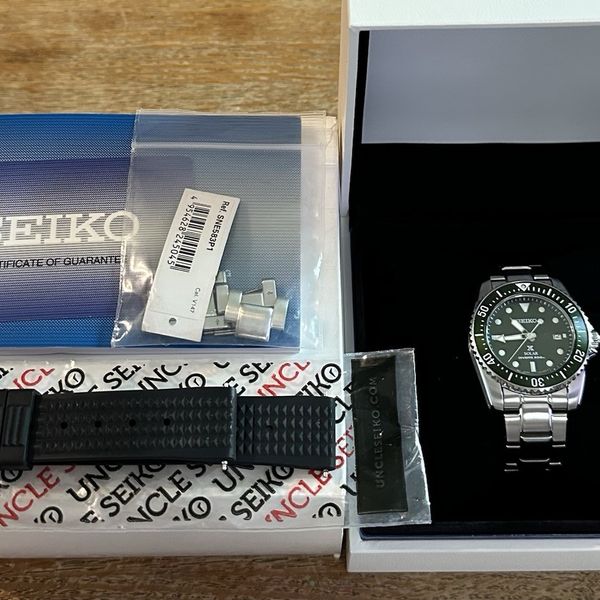 Seiko Prospex SNE583P1 Solar Diver Original Box / Extra Uncle Seiko ...
