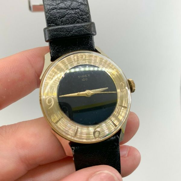 RARE Timex 100 Bayonet Watch "Gold LP" Dial Aluminum Bezel | WatchCharts