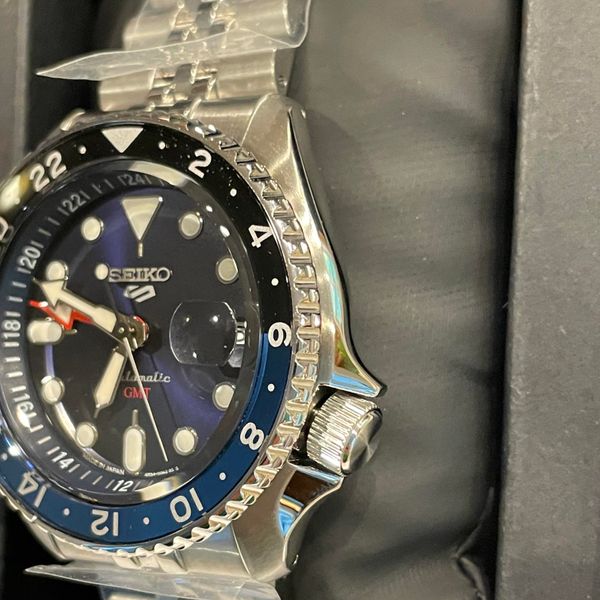 [WTS] Seiko GMT SSK003 Batman - Full Kit & NEW - $400 | WatchCharts