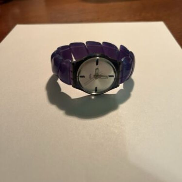 Blue stretch band Swatch Watch | WatchCharts Marketplace