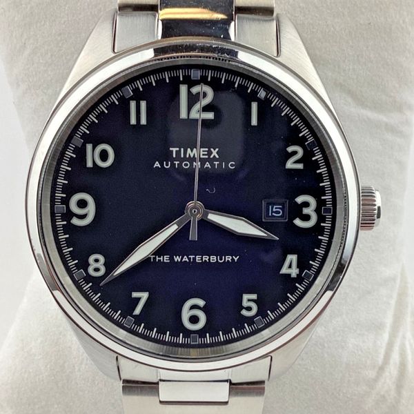 Timex The Waterbury Collection 21 Jewel Automatic Date TW2T69800 Watch ...