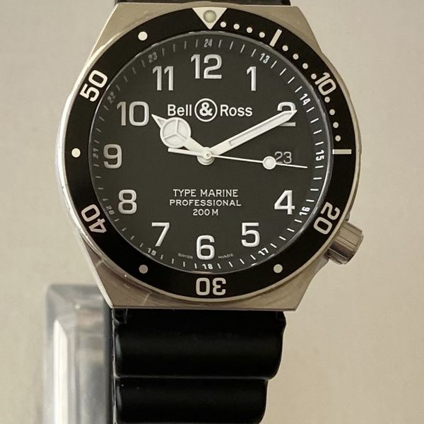 Bell & Ross Type Marine Professional 200m Diver (Ref 410S) B&R Serviced ...