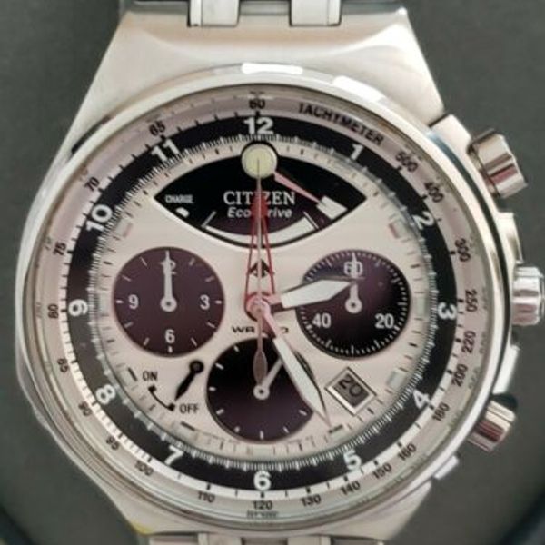 CITIZEN ECO DRIVE CALIBRE 2100 AVOXXX CHRONOGRAPH QUARTZ WATCH ...