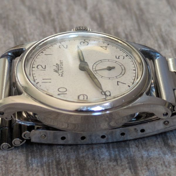 Vintage Mido Multifort Super Automatic 220 Military Style With Box ...