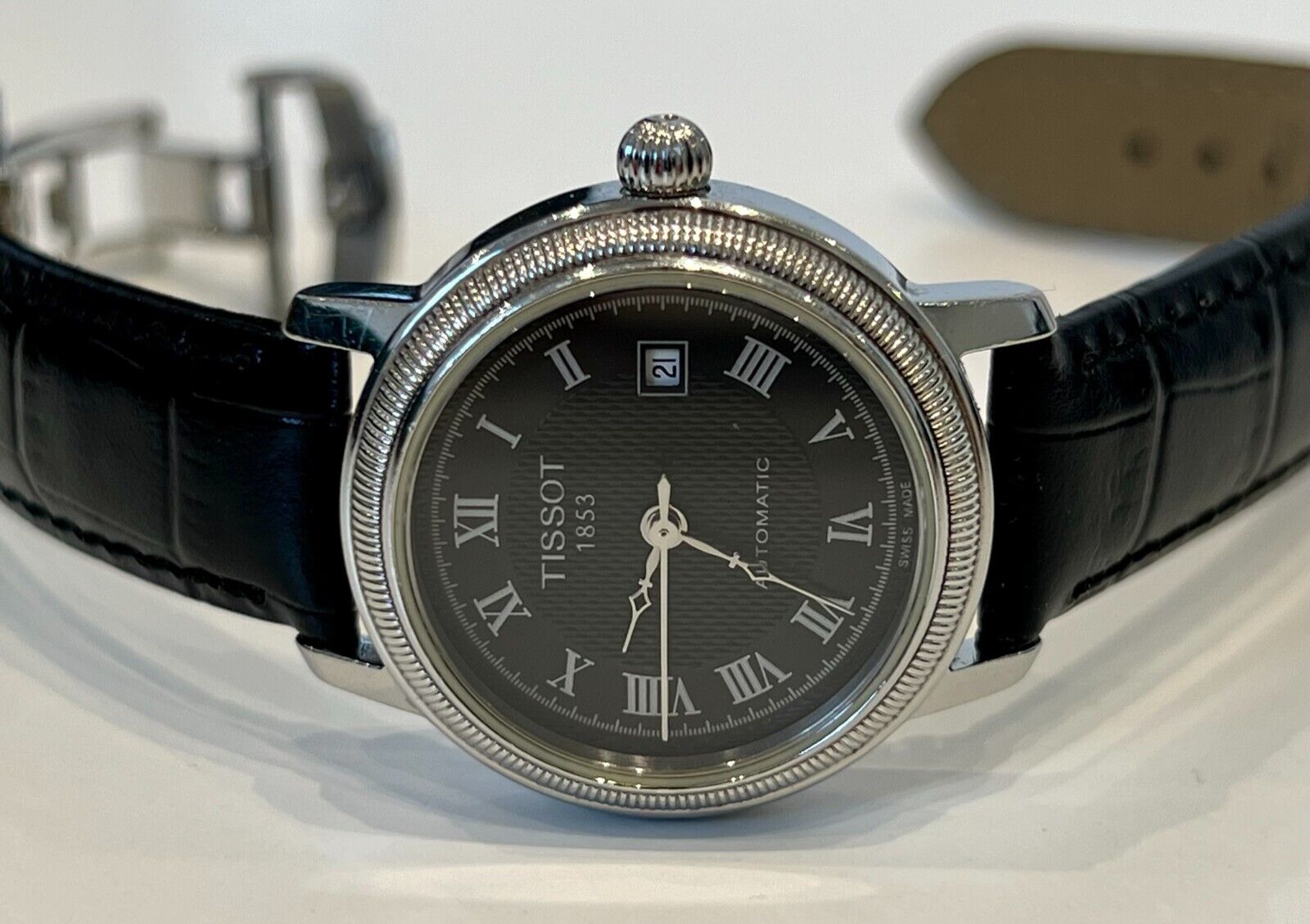 Tissot Bridgeport Automatic Ladies Black T045.207.16.053.00 Price as of ...