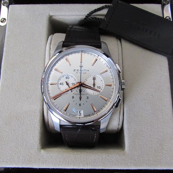 SOLD - FS: New Zenith Captain Chronograph Watch | WatchCharts Marketplace