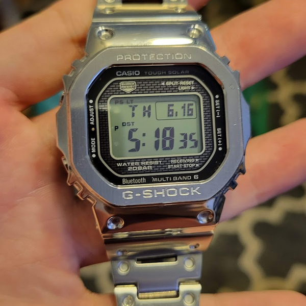 [WTS] G-Shock Silver Full Metal Square GMWB5000D-1 | WatchCharts