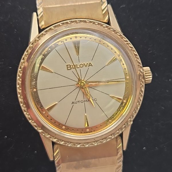 Vintage Bulova "Jet Clipper" 10k Gold Plated Wristwatch | WatchCharts ...