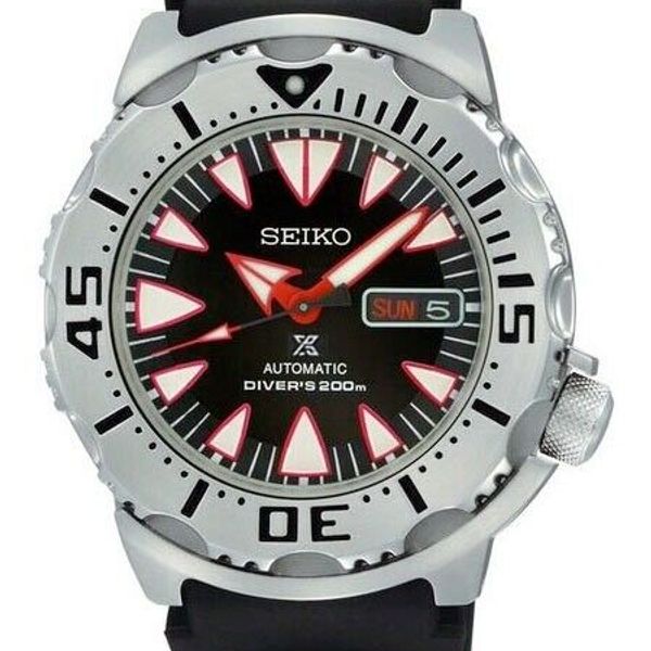 Seiko 2nd Gen Dracula Monster Automatic Rare Made In Japan Ver SRP313J1 ...