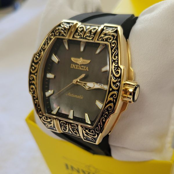 Invicta S1 Excalibur Automatic Men's Watch w/ Mother of Pearl Dial ...