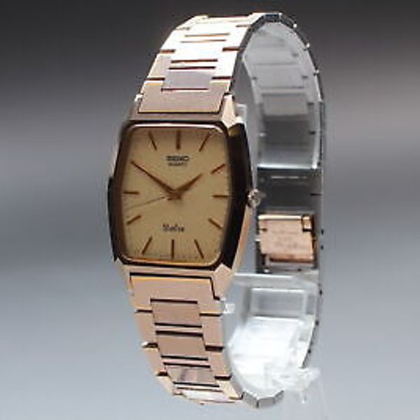 [Near MINT] Vintage Seiko Dolce 6030-5480 Gold Dial Men's Quartz From JAPAN | WatchCharts ...