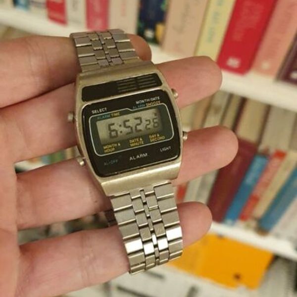 REMEX 1970S VINTAGE LCD ALARM WATCH, WORKING, 99P START, NO RESERVE ...