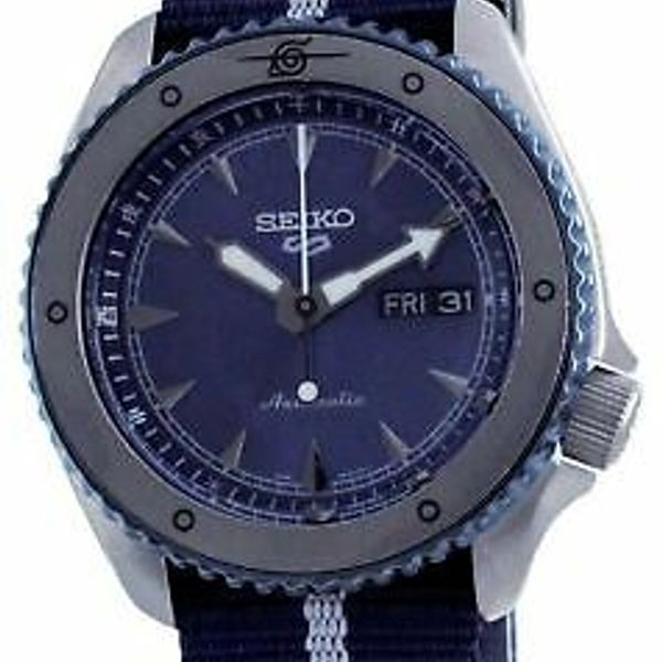 Seiko 5 Sports Sasuke Uchiha Limited Edition SRPF69 SRPF69K1 SRPF69K ...