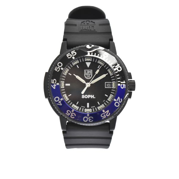 LUMINOX x SOPH Sof Original Navy Shields 3000 Series Watch Black/Blue ...