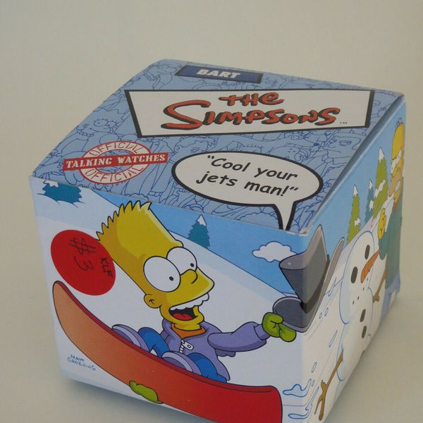 The Simpsons Bart Simpson Talking Watch “Cool Your Jets Man” | 2002 ...