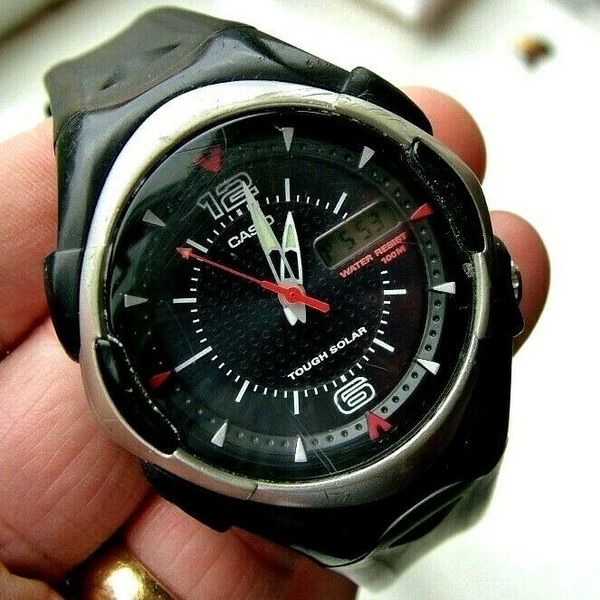 c2010 Men's Casio MDA-S11H (3318) Tough Solar Watch.100m. VGC ...