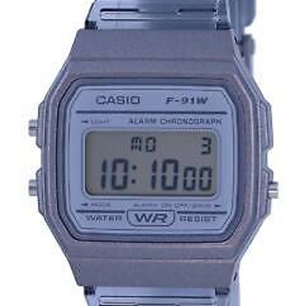 Casio F-91WS-8 Alarm Backlight Calendar Day/Date Stopwatch Quartz ...