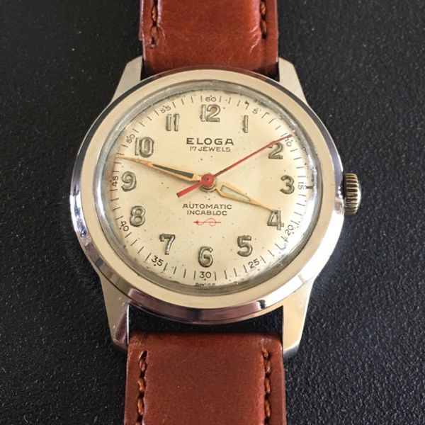 WTS Vintage Eloga Automatic Incabloc Swiss Movement | WatchCharts ...