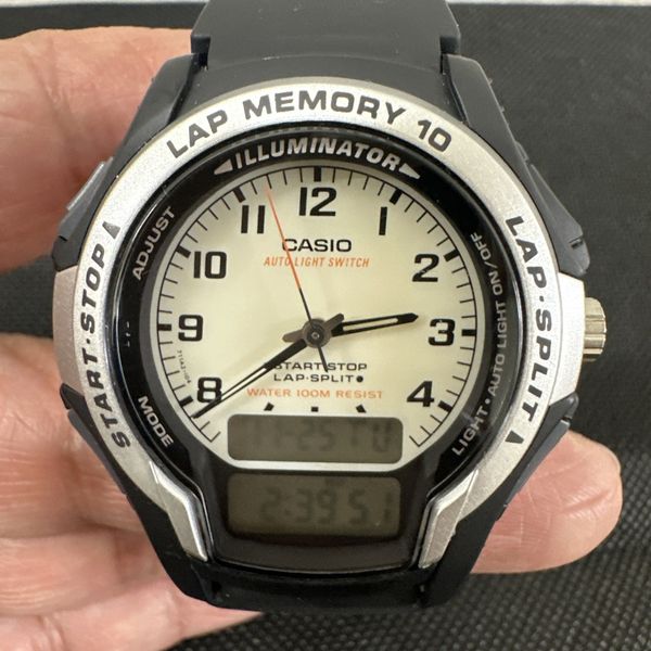 Casio WS-300 Dual Time Vintage Ana Digi Watch | WatchCharts Marketplace