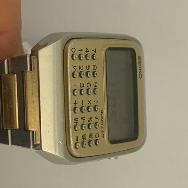2 WATCHS Seiko vintage digital to be repaired C153-5007 AND D229-5030 ...