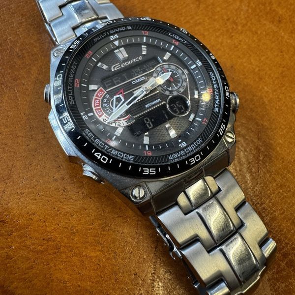 Casio Edifice Wave Ceptor tough solar Men's Watch 5117 ECW-M300E Multi ...