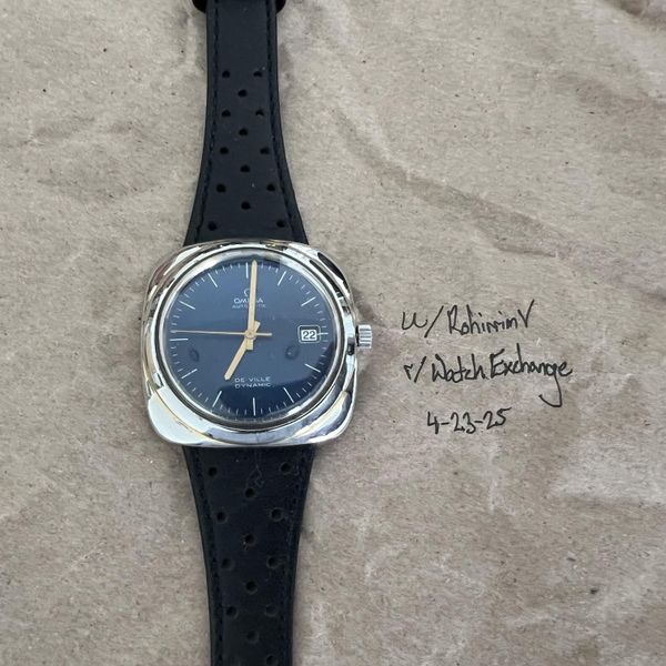 [WTS] Omega Genève Dynamic – Rare Blue Dial – Running Automatic – $475 ...