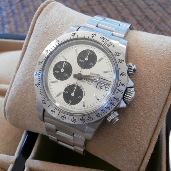 FS: *Reduced* Tudor 79180 "Big Block" Chronograph Silver "Panda" Dial ...