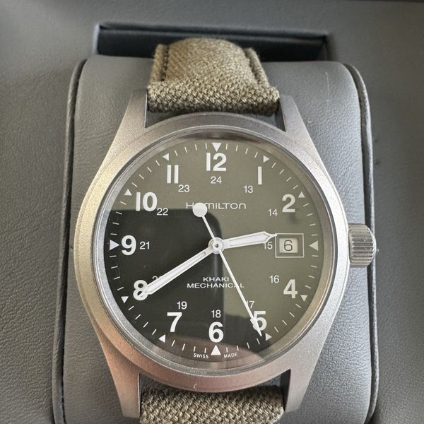Hamilton Khaki Field Mechanical Men's Watch 38mm H69439363 ...