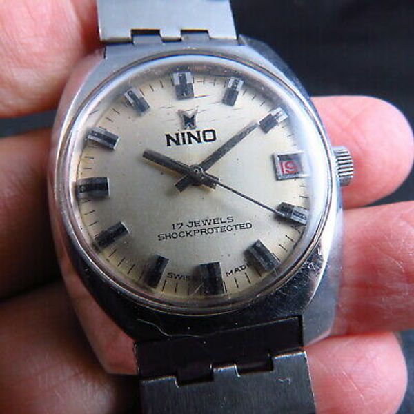 SWISS MADE NINO 17 JEWELS MANUAL WINDING MEN WATCH | WatchCharts ...