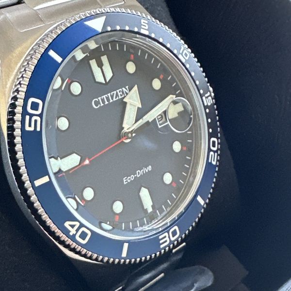Citizen Men's Eco-Drive Calendar Silver Stainless Steel Watch 43 MM ...