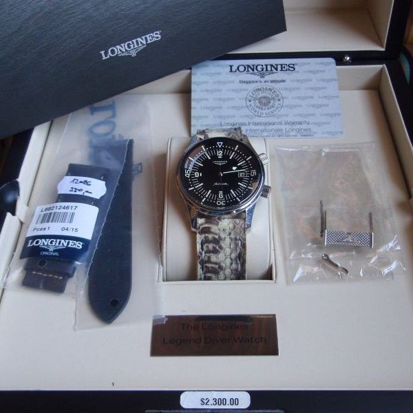 Longines Heritage Legend Diver L3.674.4 | WatchCharts Marketplace