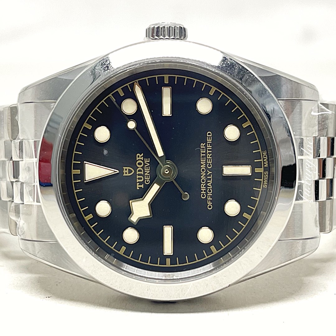 FS.BNIB TUDOR BLACK BAY 39 AUTOMATIC JUBILEE 5 LINK BRACELET BLACK DIAL ...