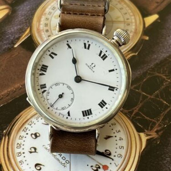 Vintage Stunning WW1 Offset Omega Trench Watch 40mm With Stunning Dial ...